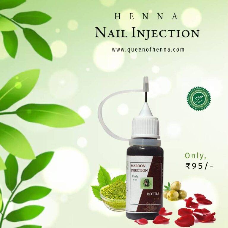 Buy 3 Henna Nail Injection Bottle (17ml) and Get 1 Free Nail Buffer